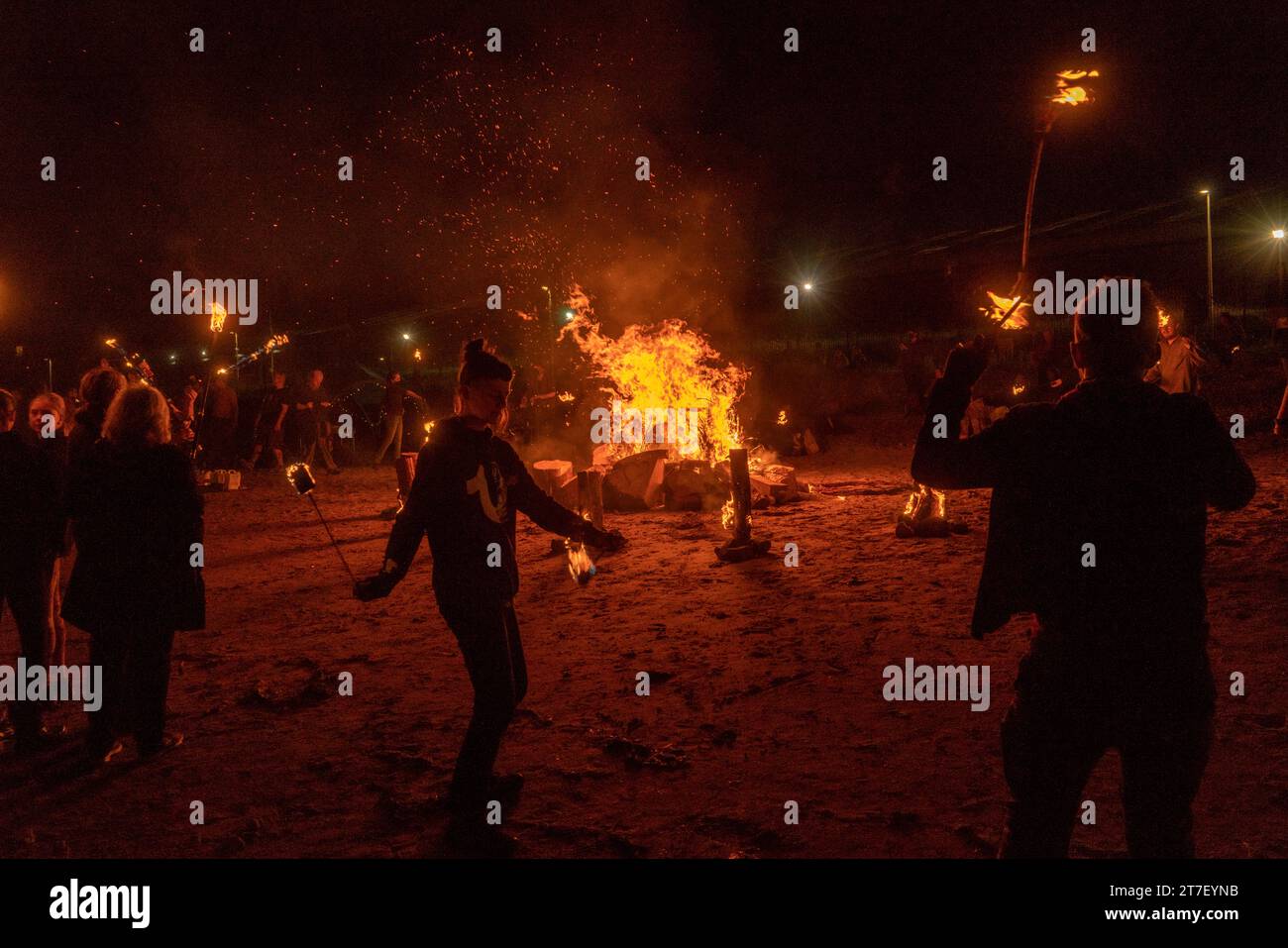 Fire memorial event Edinburgh Stock Photo - Alamy