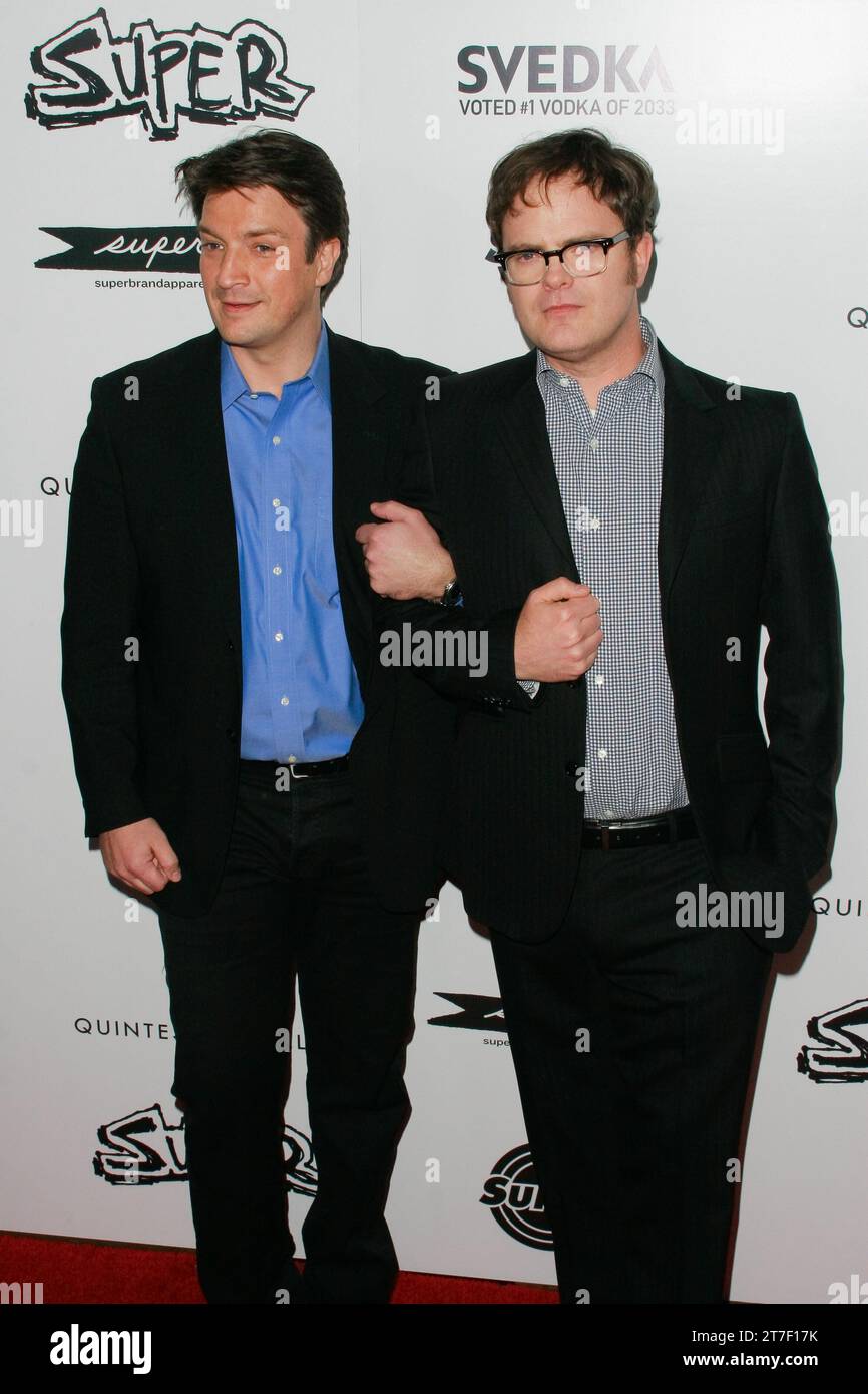 Nathan fillion and rainn wilson hi-res stock photography and images - Alamy