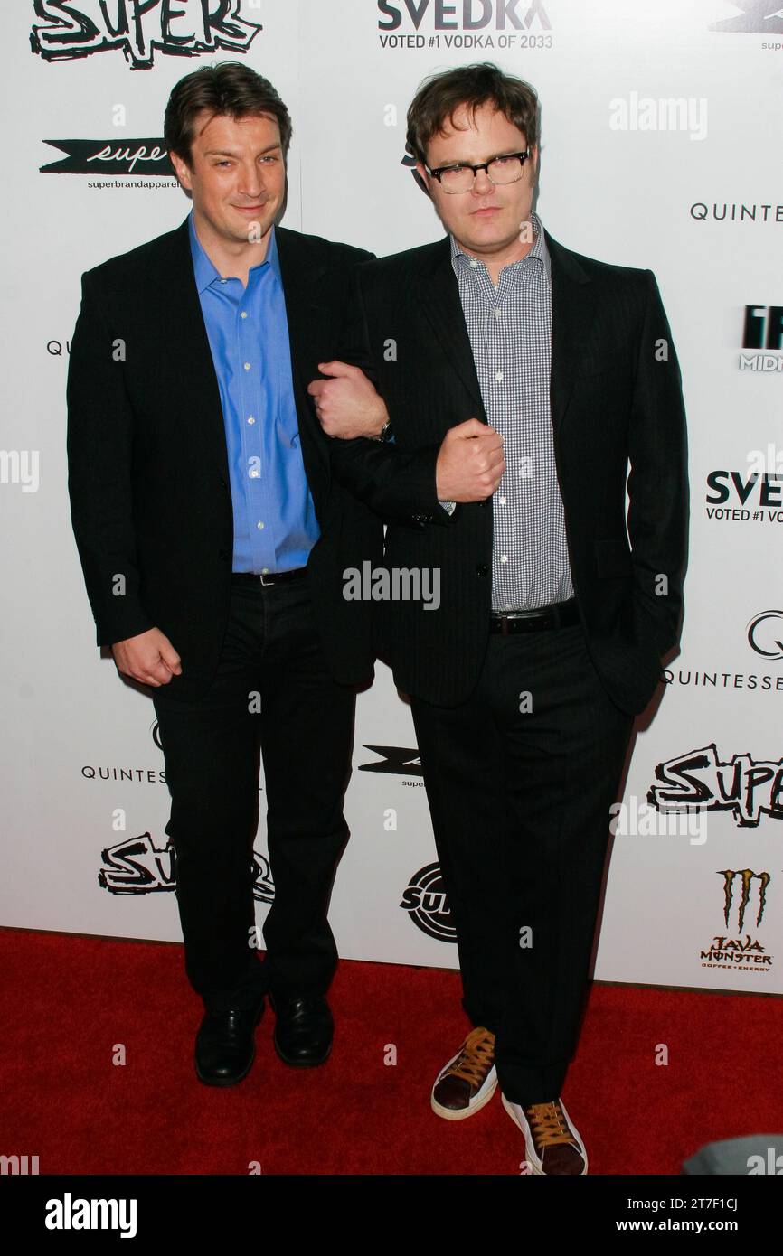 Nathan fillion and rainn wilson hi-res stock photography and images - Alamy