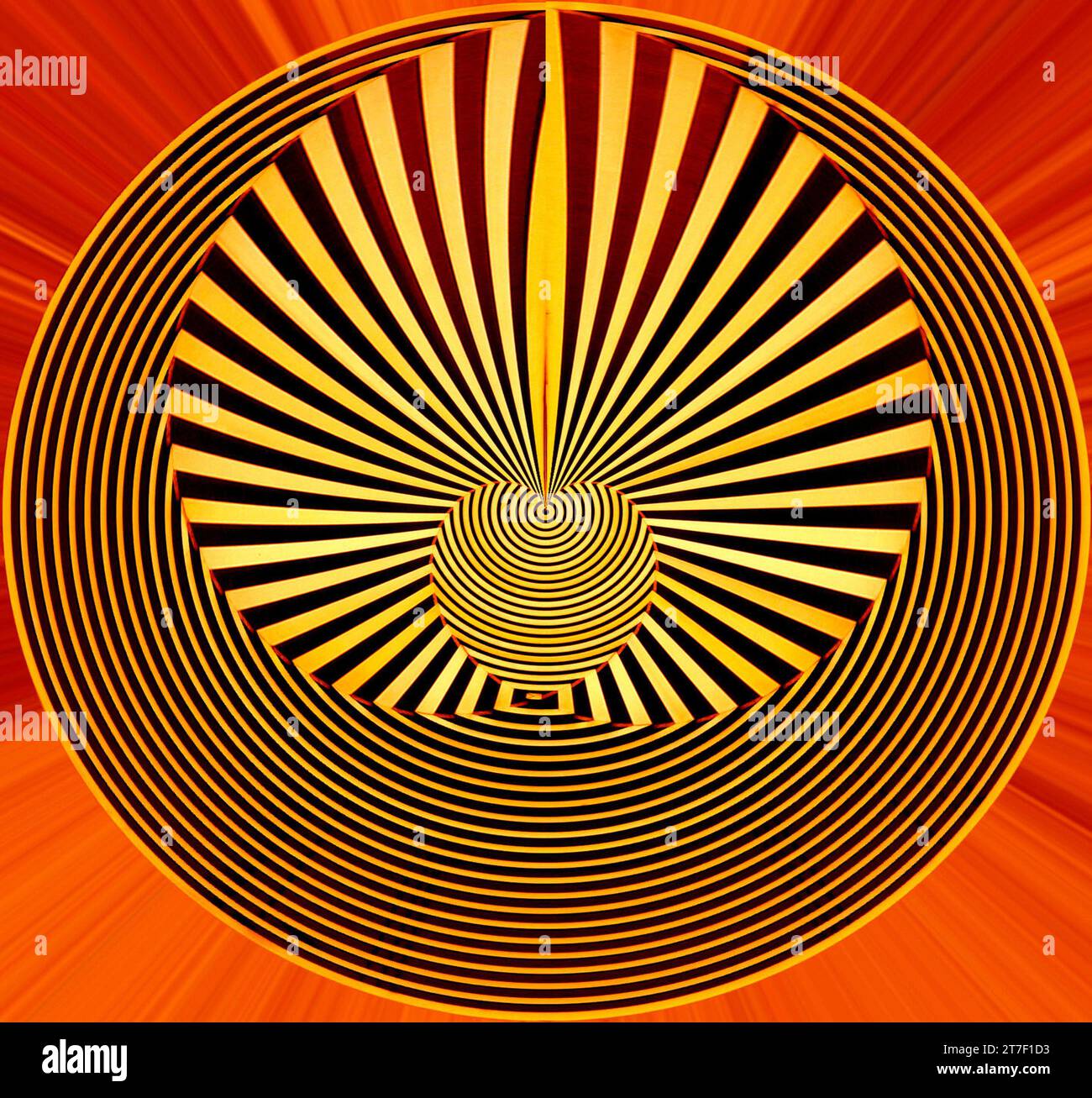 red and black coloured circular spinning vortex edited from an original ...