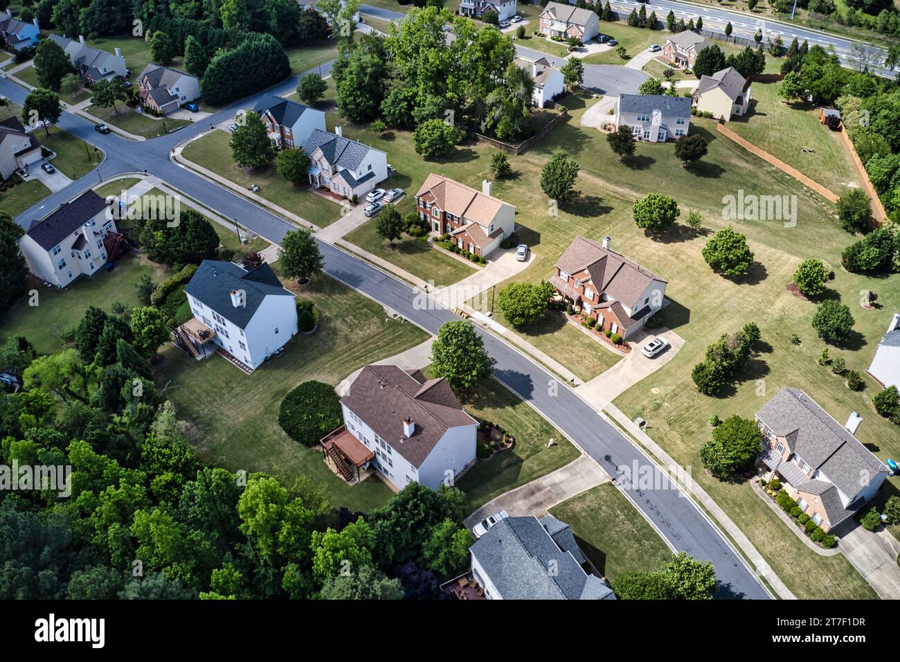 Suburban sprawl atlanta hi-res stock photography and images - Alamy