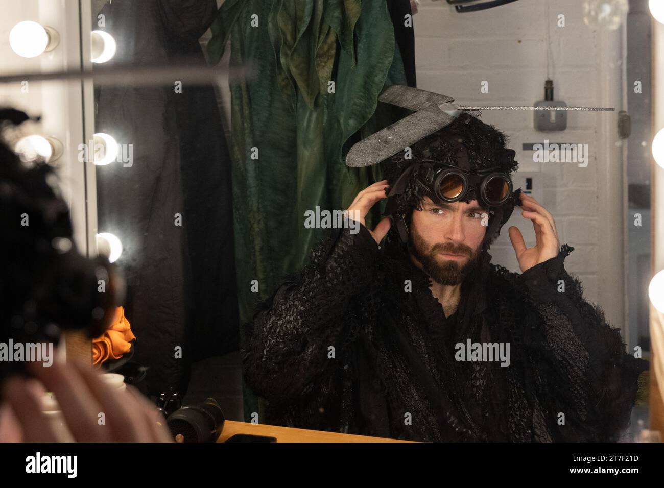 Wimbledon, UK. November 15, 2023. Actor Joe Boylan pictured backstage ...