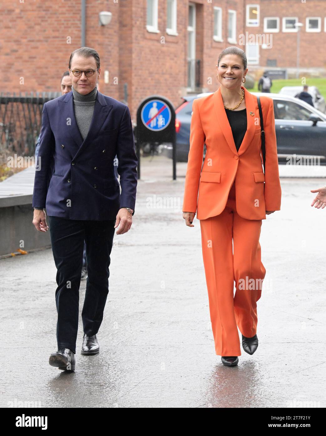 STOCKHOLM, SWEDEN 20231115Crown Princess Victoria and Prince Daniel ...