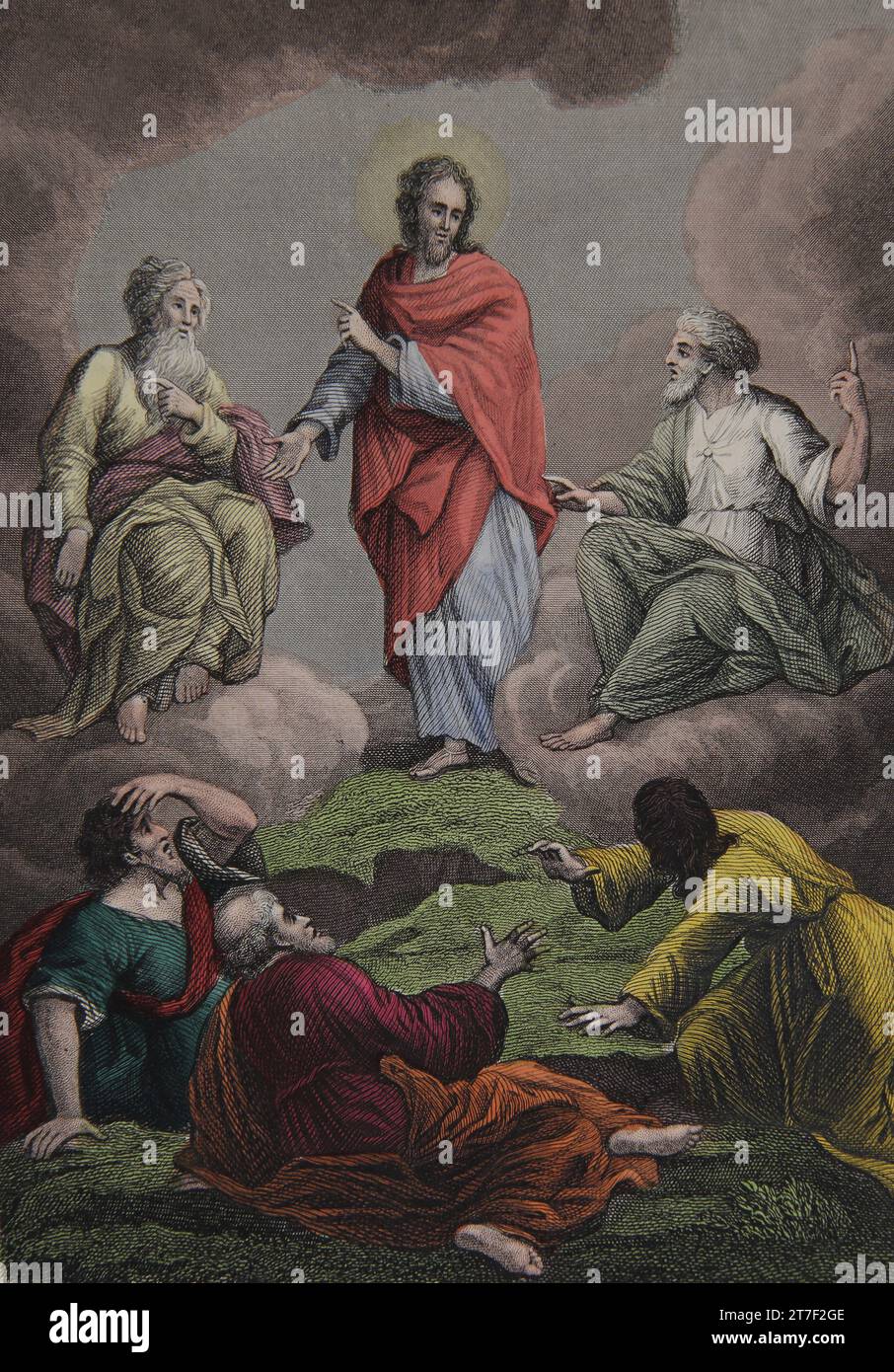 Illustration of The Transfiguration (Mark IX.2) from the Self ...