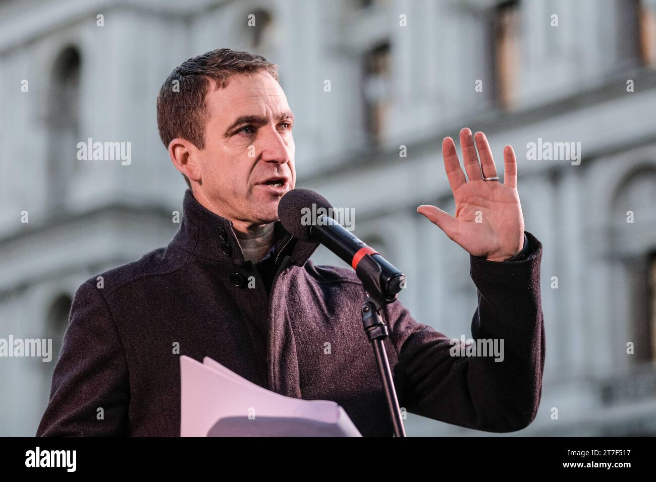 London, UK 15th Nov 2023. Brendan Cox, Co founder of the Together ...
