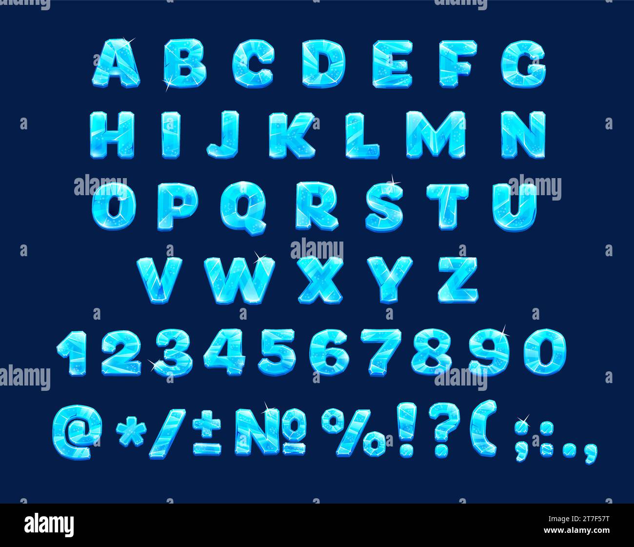 Glass block letters Stock Vector Images - Alamy