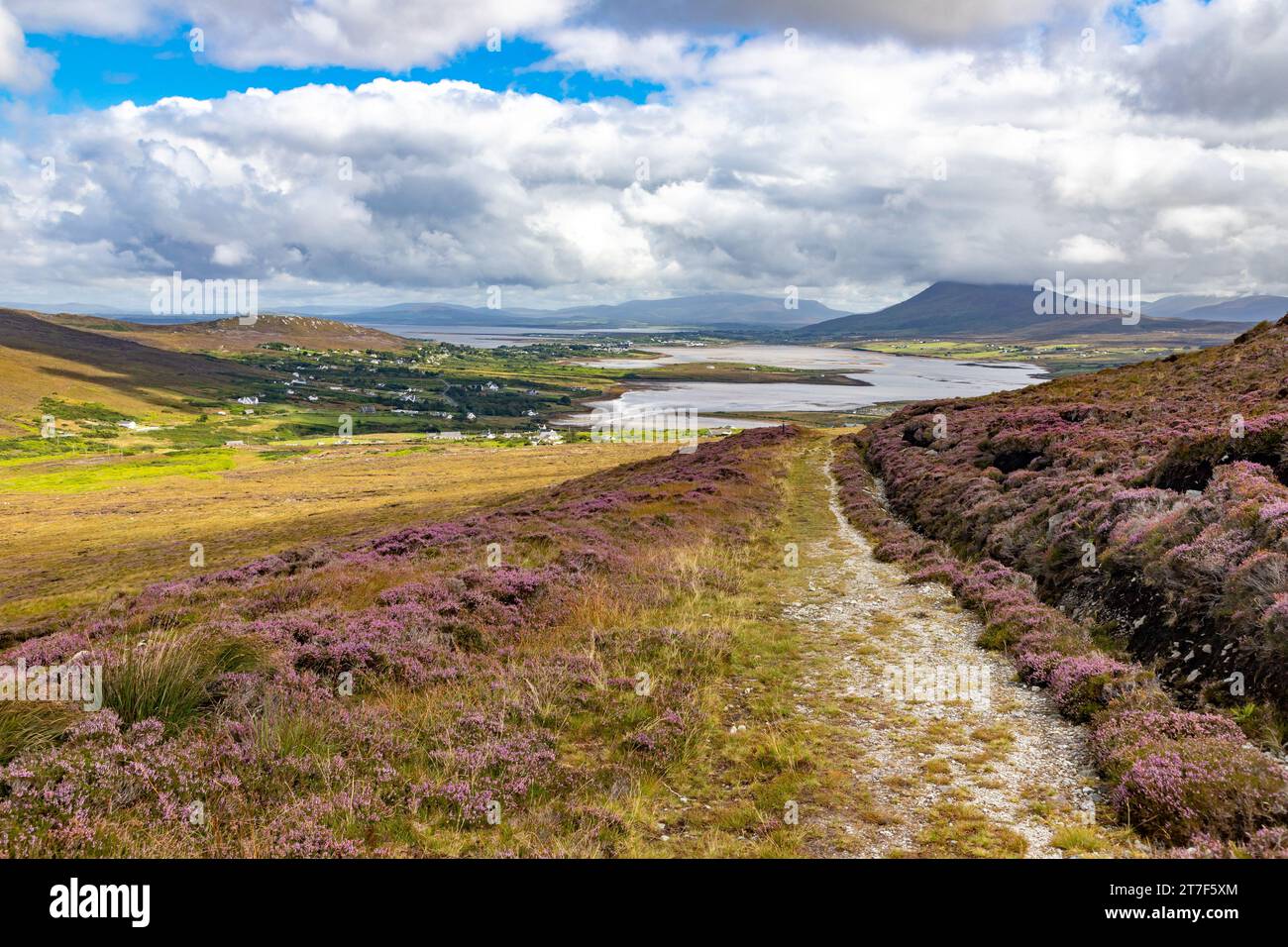 Granuaile Loop Walk Trail, Achill island, Mayo, Ireland Stock Photo - Alamy