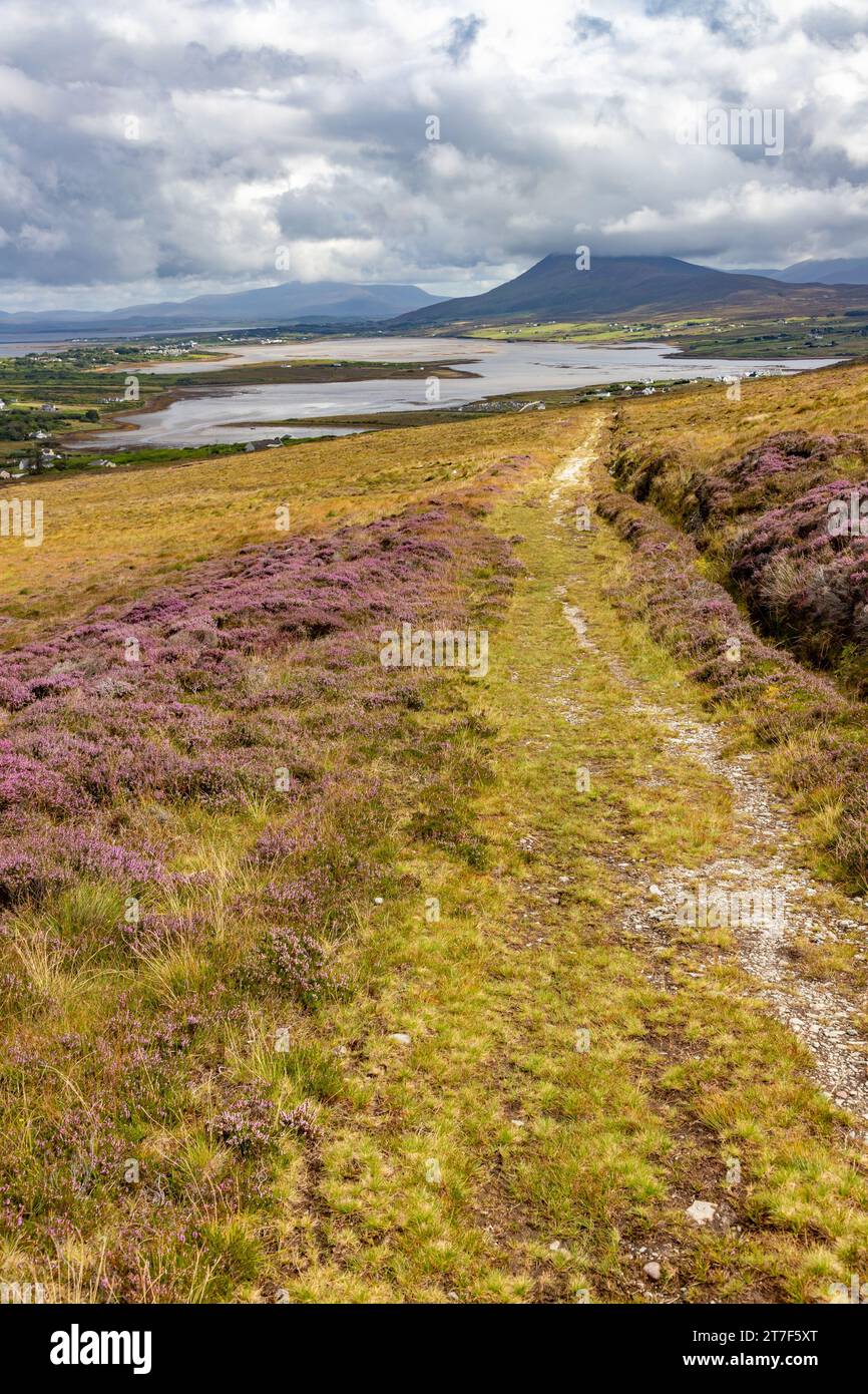 Granuaile Loop Walk Trail, Achill island, Mayo, Ireland Stock Photo - Alamy