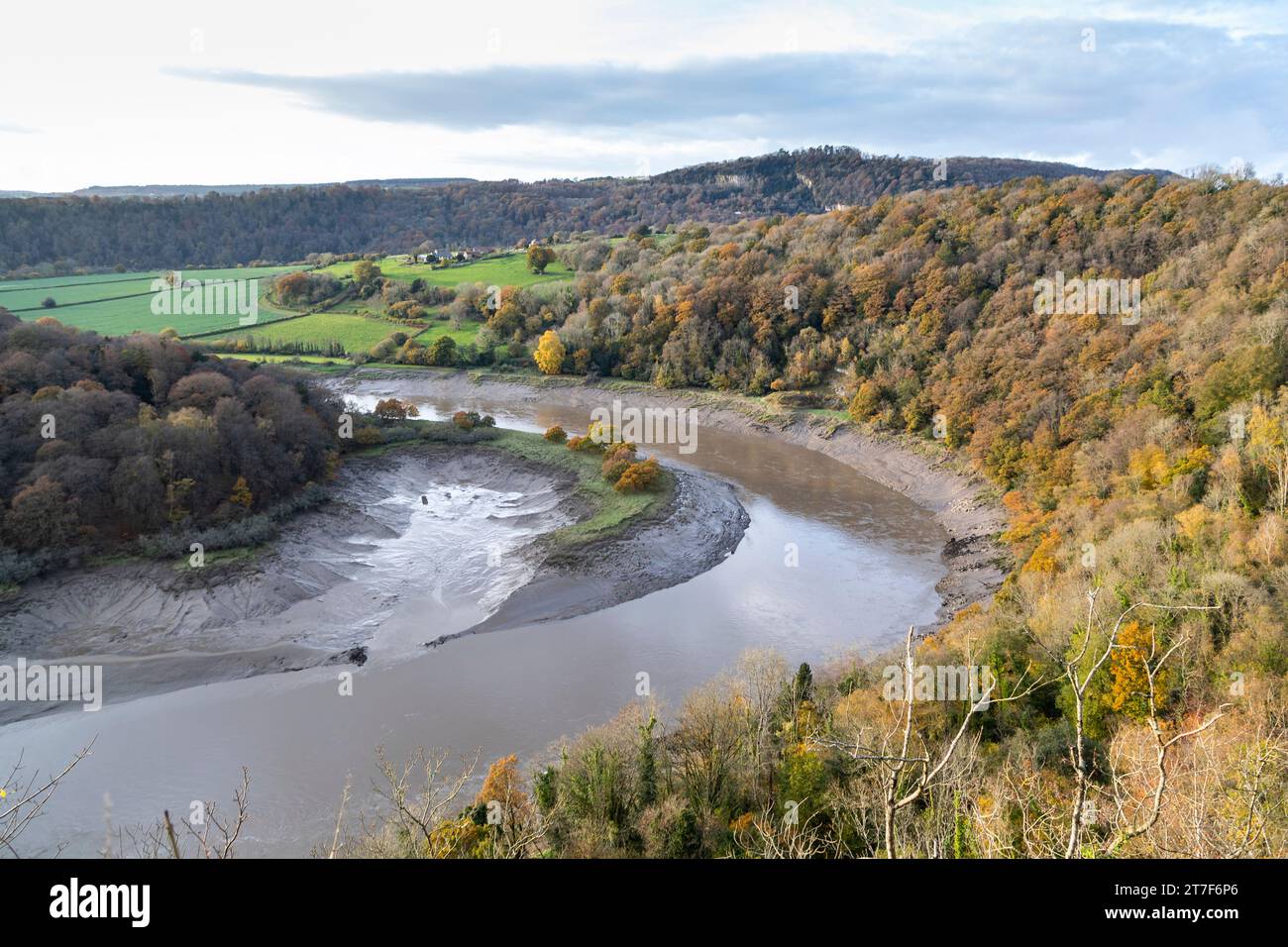 Wintours Leap and view of the River Wye Stock Photo - Alamy