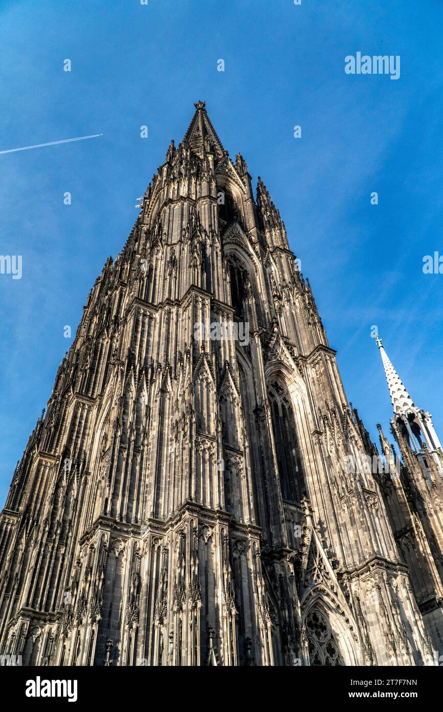 Cologne Cathedral is a famous monument of German Catholicism and Gothic ...