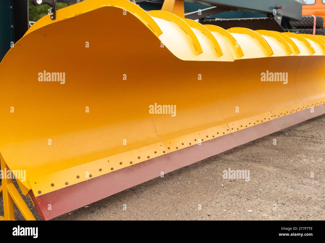 Snow clearing vehicles cleaning street hi-res stock photography and ...