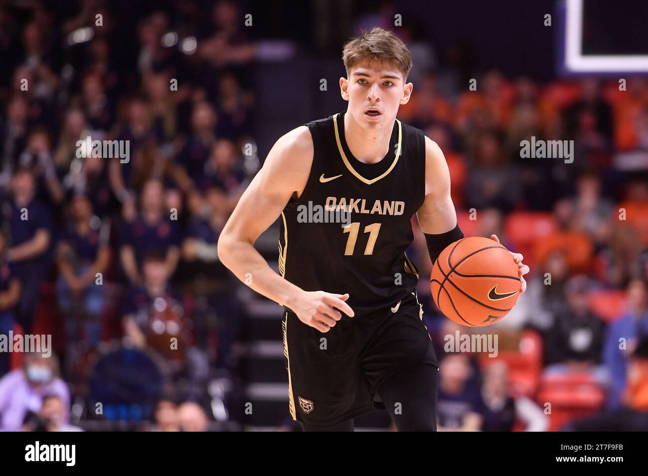 CHAMPAIGN, IL - NOVEMBER 10: Oakland Golden Grizzlies Guard Blake ...
