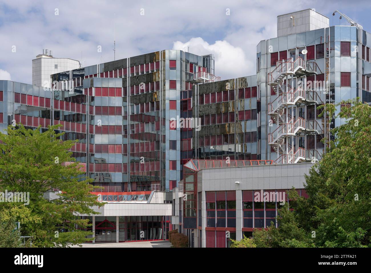 Luxembourg City, Luxembourg - Modern office building Konrad Adenauer ...
