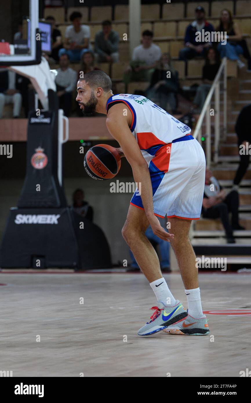 Monaco, Monaco. 14th Nov, 2023. Darius Thompson #13 of Efes Anadolu ...