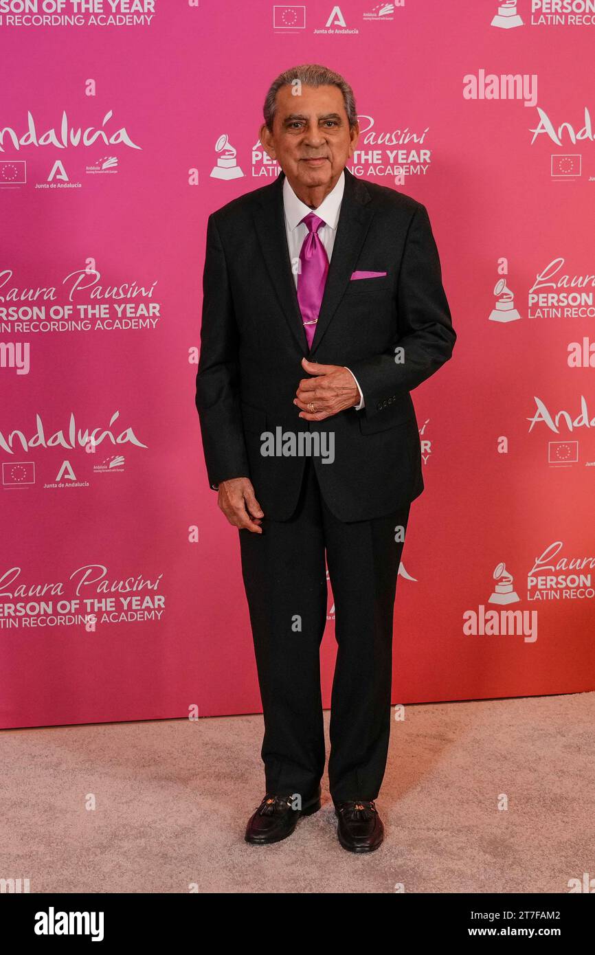 Wilson Torres arrives at the Latin Recording Academy Person of the Year ...