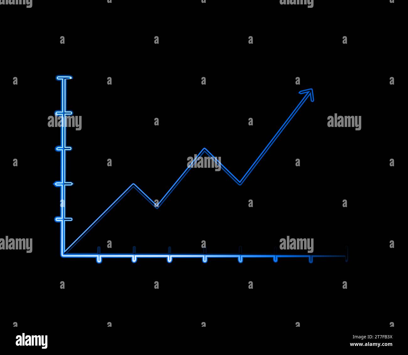 Business graphic chart going up Stock Vector Images - Alamy