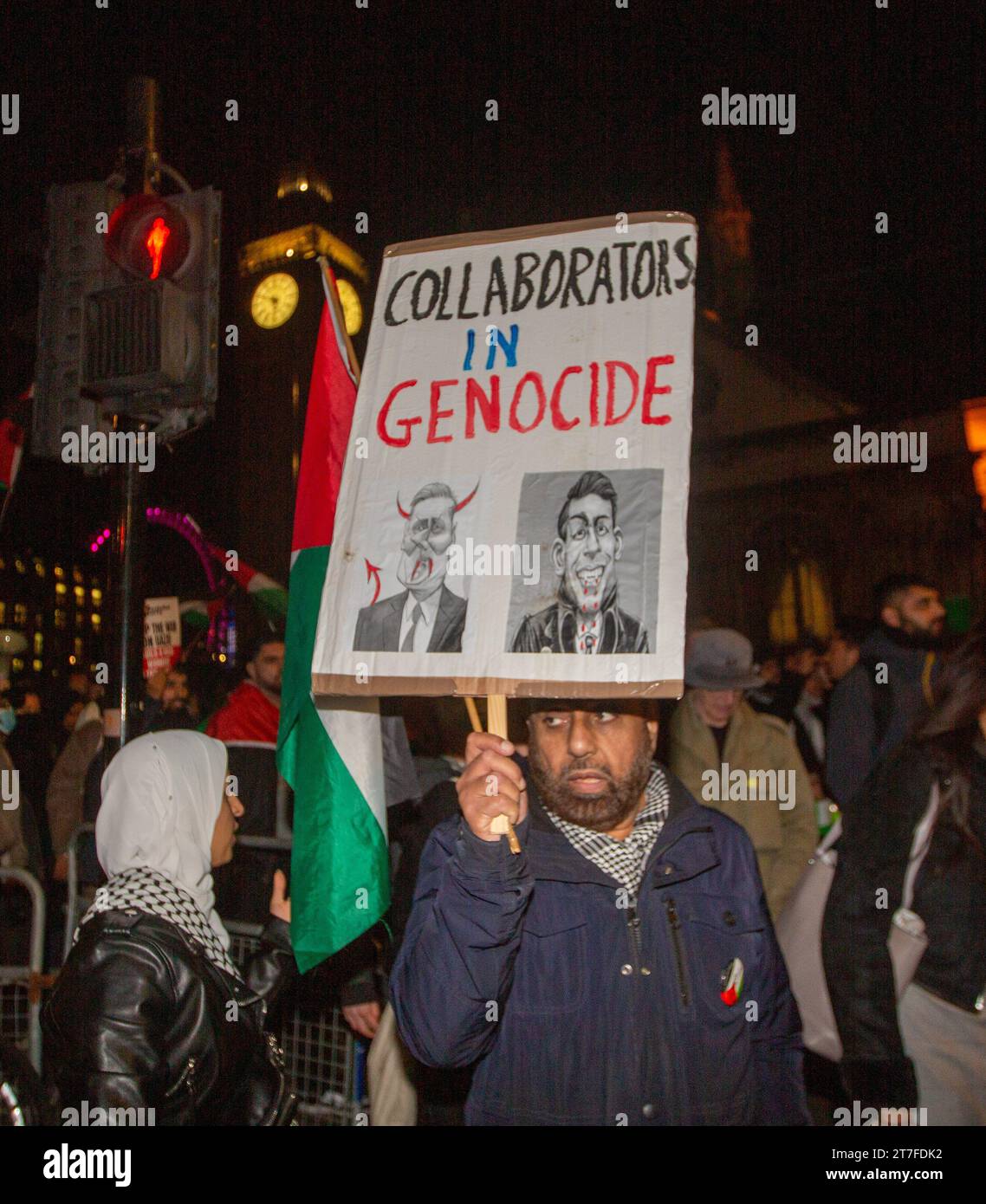 London, England, UK. 15th Nov, 2023. Thousands join pro-Palestine ...