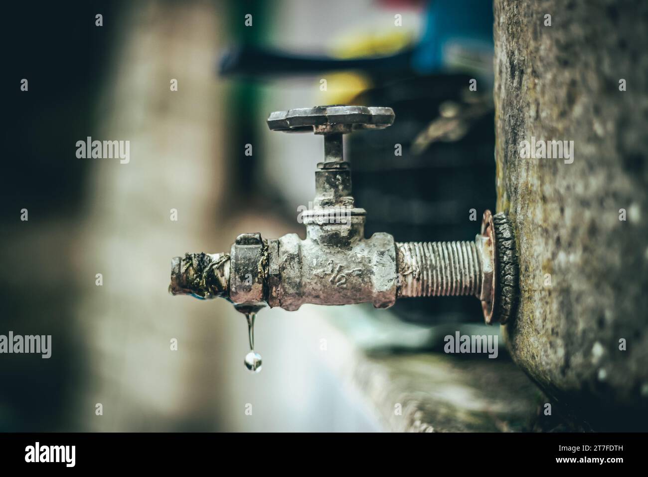 Antique water tap old water hi-res stock photography and images - Alamy