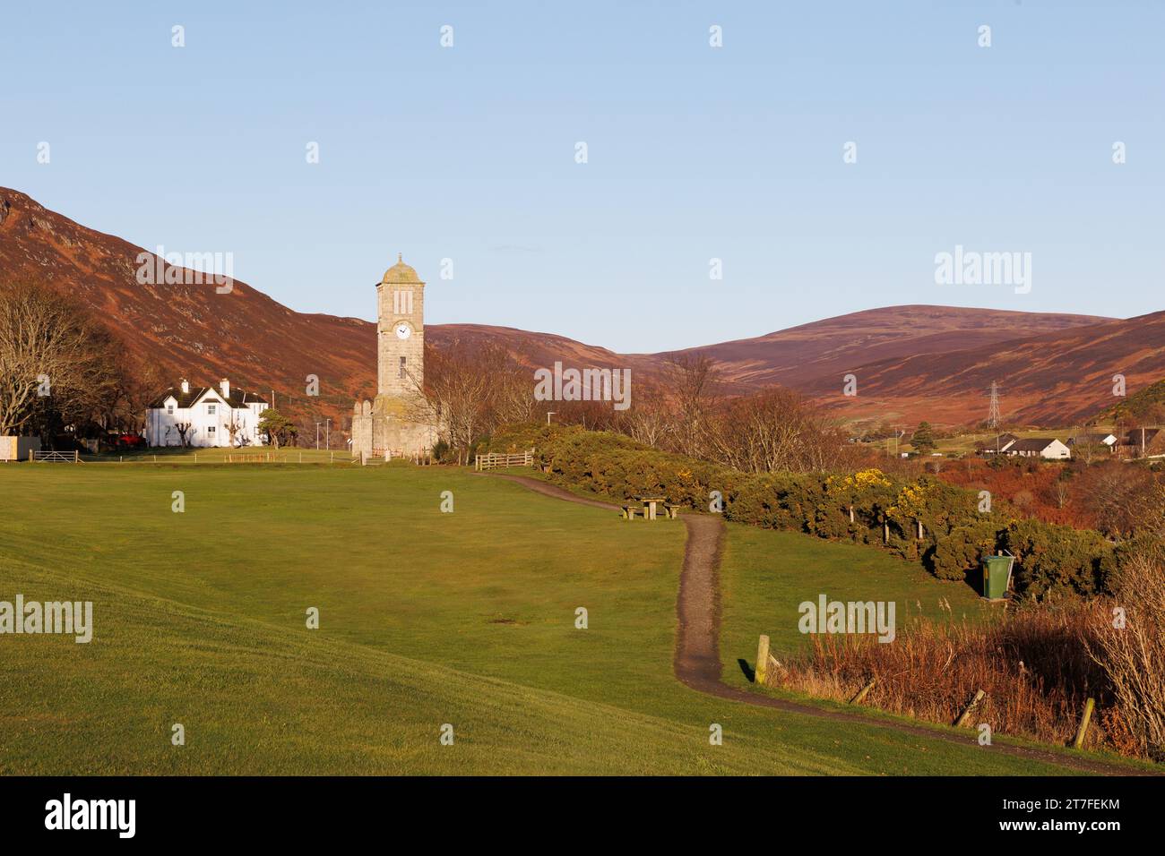 Helmsdale, Sutherland, Scotland. Nov. 15, 2023. The War Memorial in ...