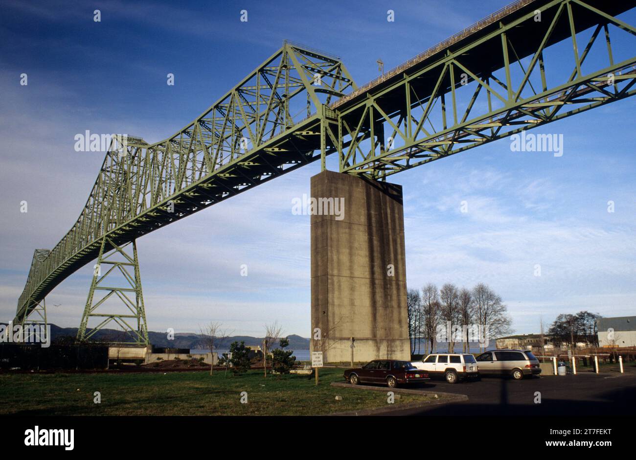 Astoria-Megler Bridge, Maritime Memorial Park, Astoria, Oregon Stock ...