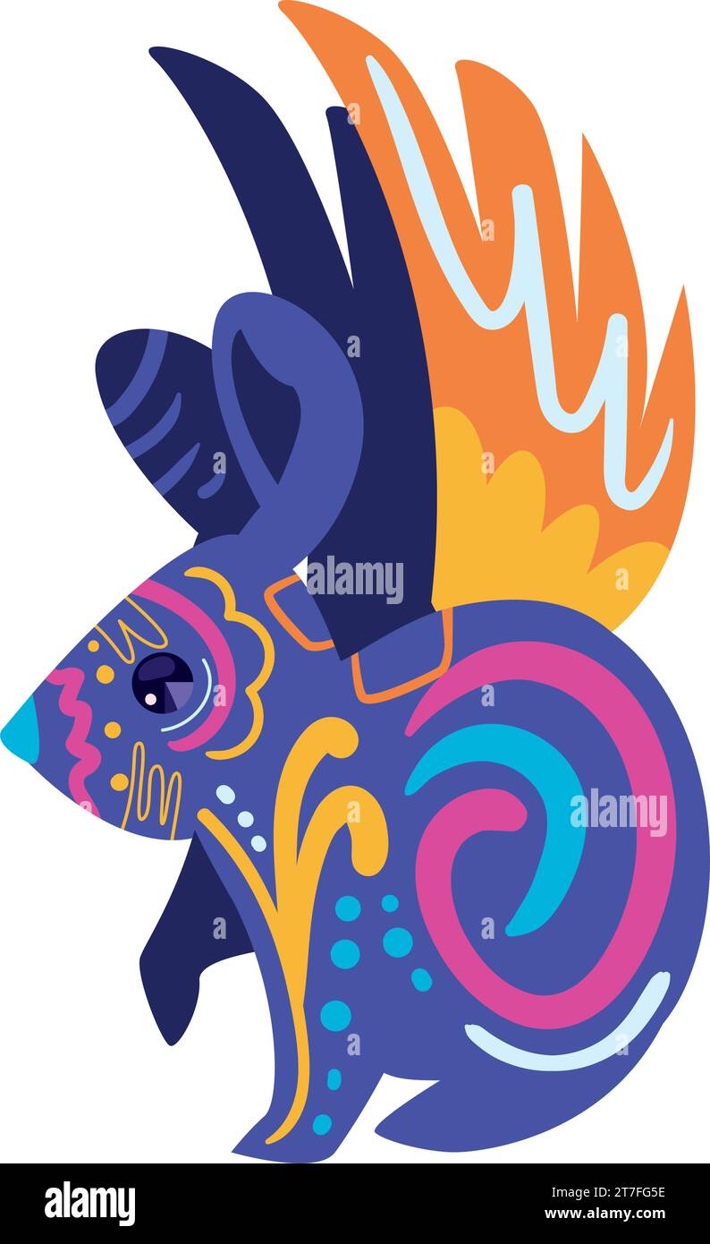 alebrije mexico rabbit Stock Vector Image & Art - Alamy