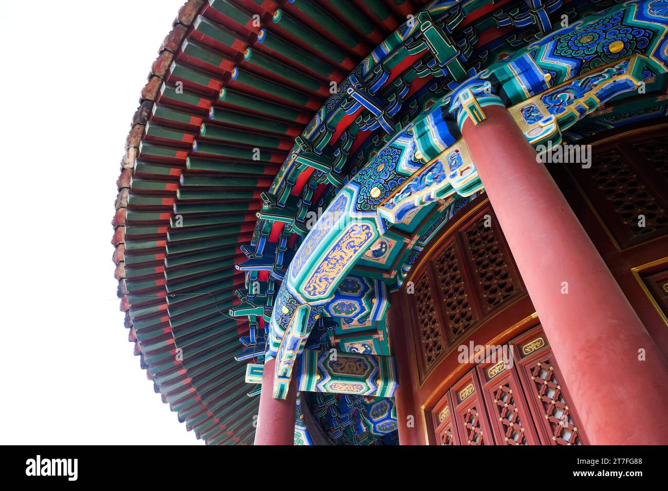 This is a high-resolution photo of a traditional Chinese structure ...