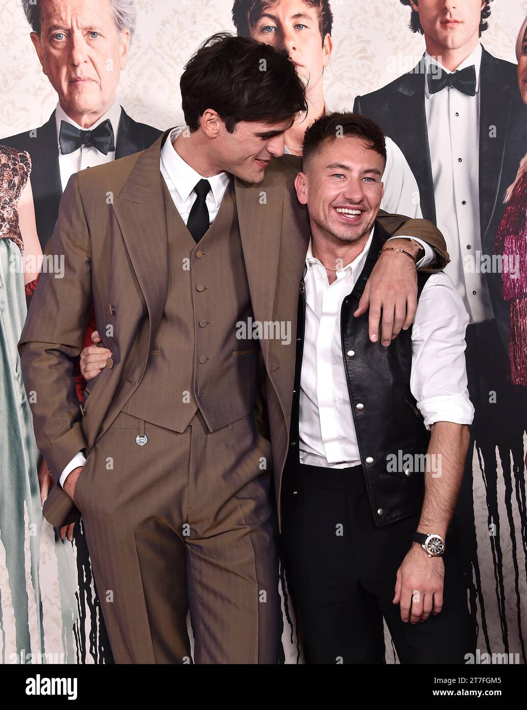 Los Angeles, USA. 14th Nov, 2023. Jacob Elordi and Barry Keoghan ...