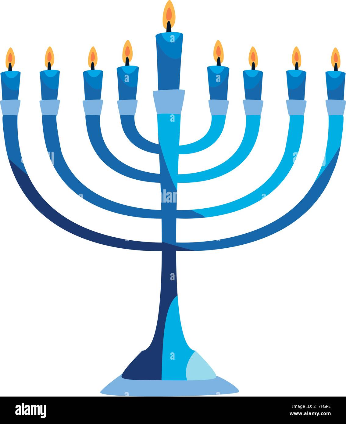 hanukkah menorah lights Stock Vector Image & Art - Alamy