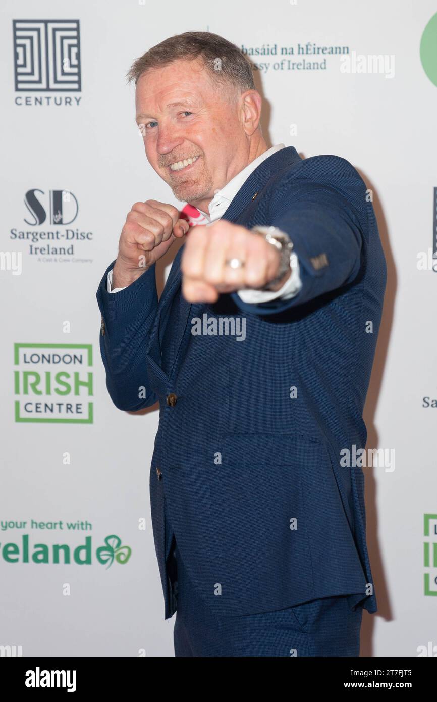 Boxing champion Steve Collins arrives for a screening of the ...