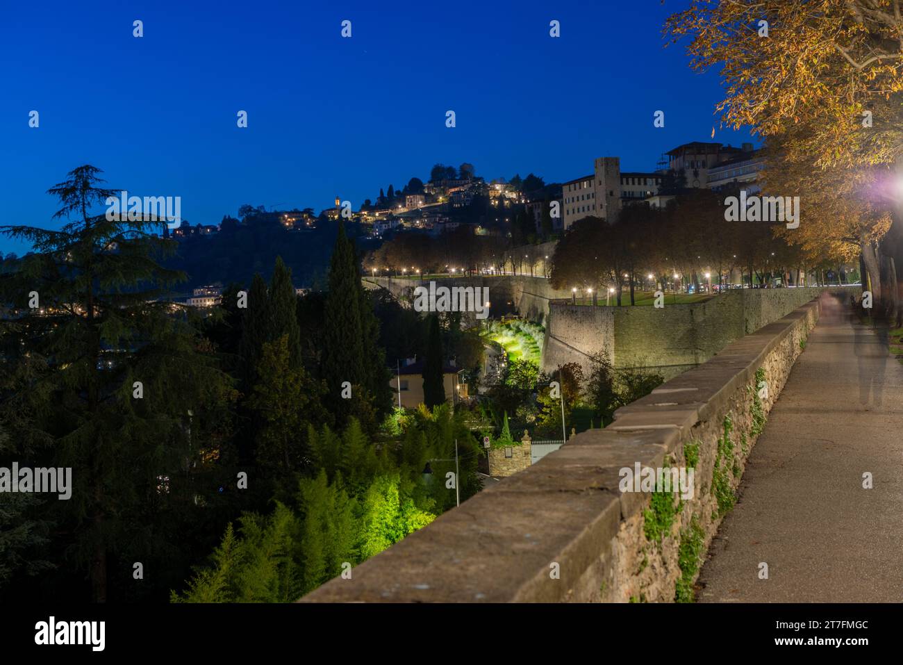 Venetian walls of Bergamo, a UNESCO heritage site Stock Photo - Alamy