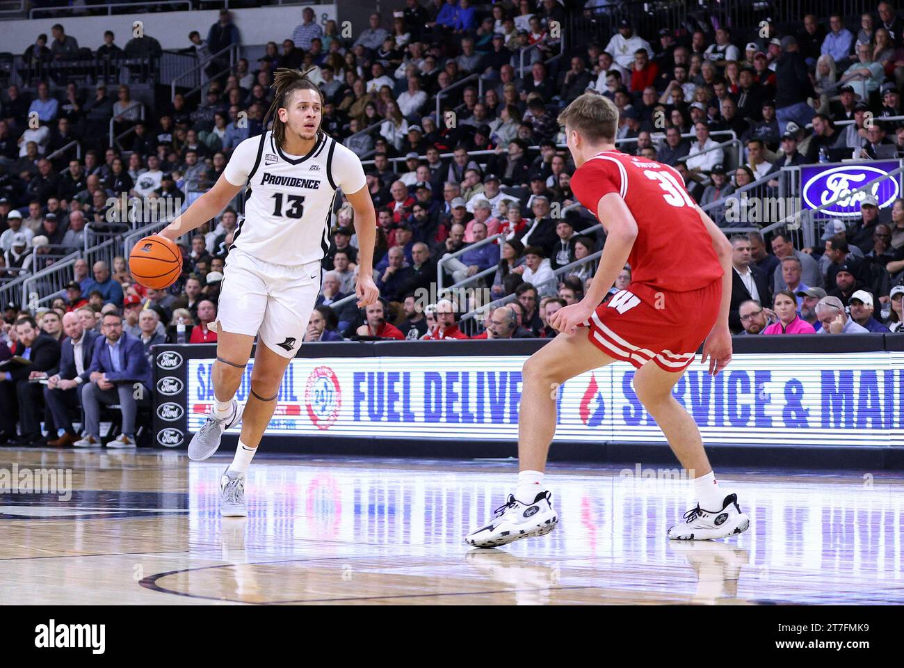 PROVIDENCE, RI - NOVEMBER 14: Providence Friars forward Josh Oduro (13 ...