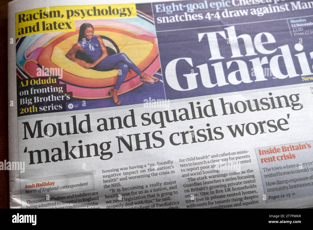 'Mould and squalid housing 'making NHS crisis worse' Guardian newspaper ...