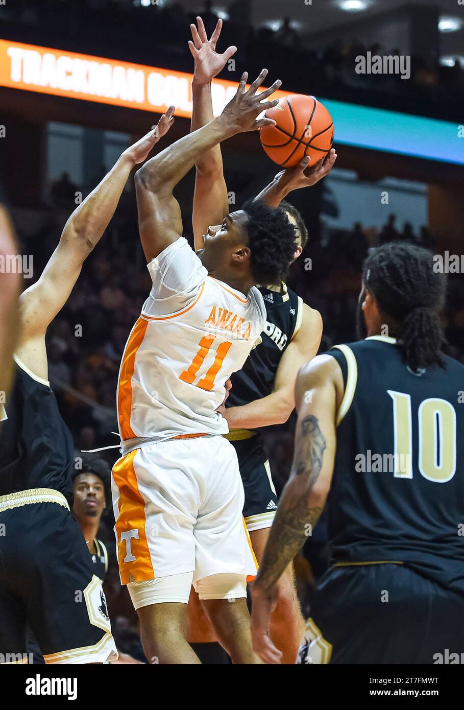 KNOXVILLE, TN - NOVEMBER 14: Tennessee Volunteers forward Tobe Awaka ...
