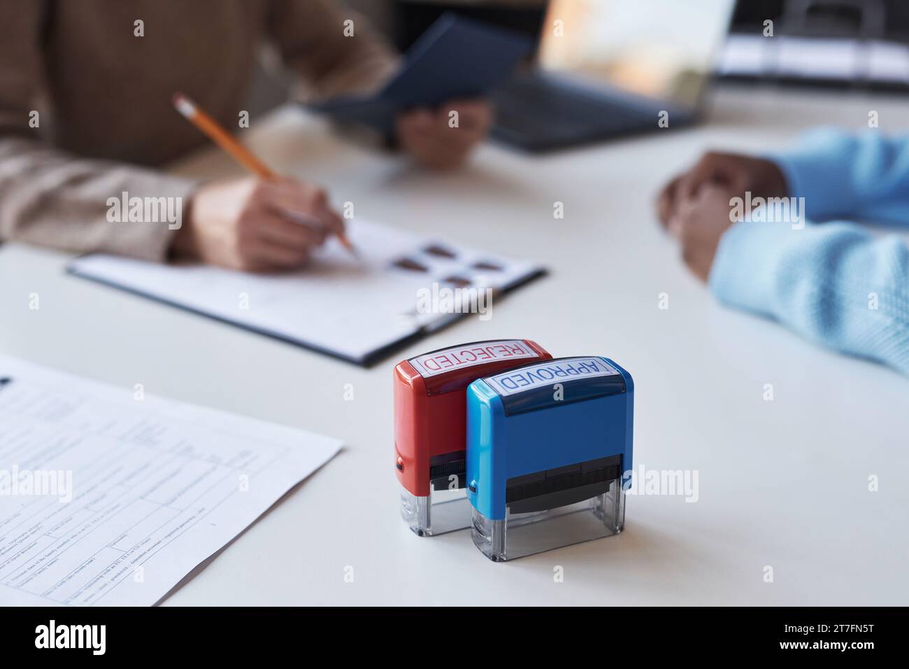 Two red stamps hi-res stock photography and images - Alamy