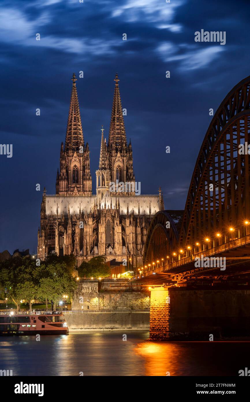 Cologne Cathedral is a famous monument of German Catholicism and Gothic ...