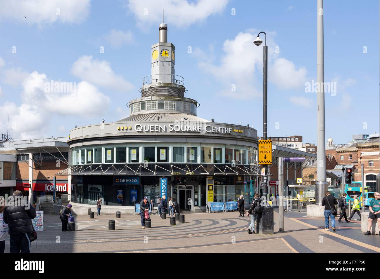 Liverpool, united kingdom May, 16, 2023 View of Queen Square in ...
