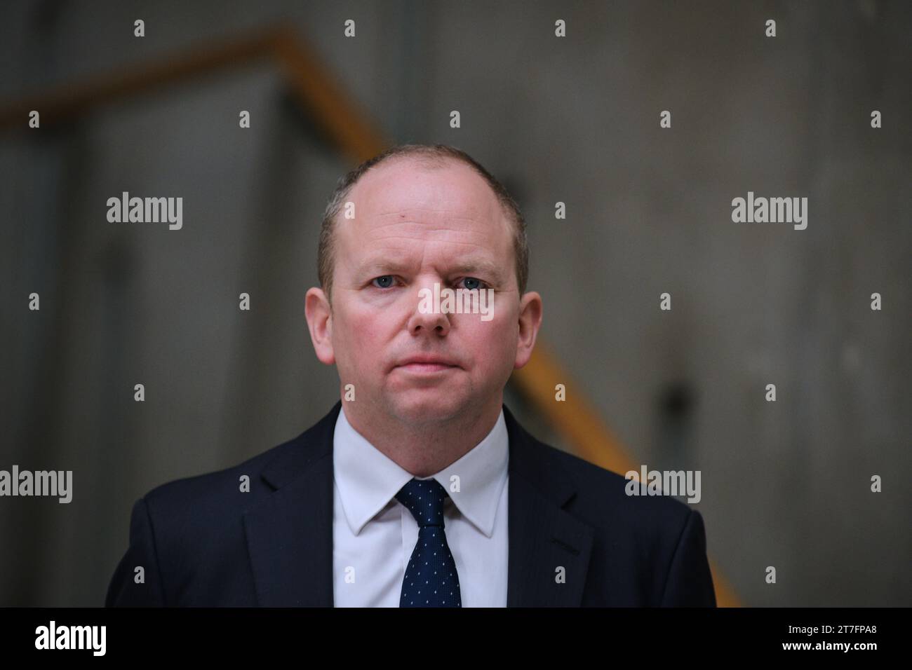 Edinburgh Scotland, UK 15 November 2023. Donald Cameron MSP at the ... Edinburgh Scotland, UK 15 November 2023. Donald Cameron MSP at the ...