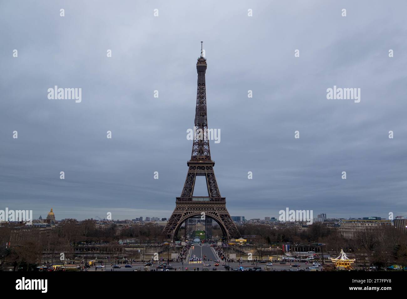 Eiffel Tower, iconic symbol of Parisian elegance Stock Photo - Alamy