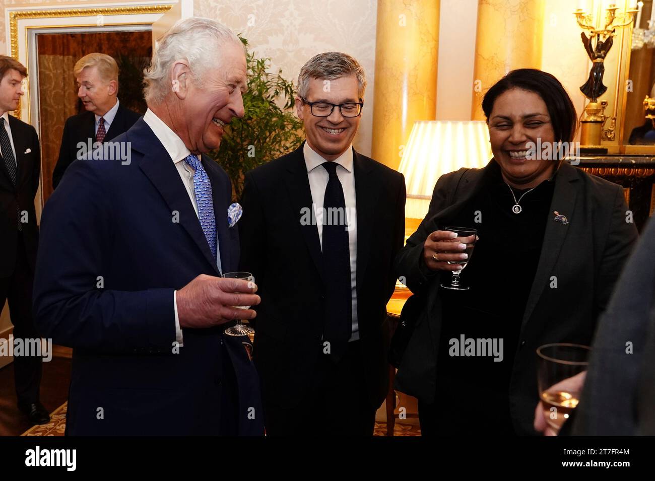 Britain's King Charles III with Deputy Chief Minister of Gibraltar ...