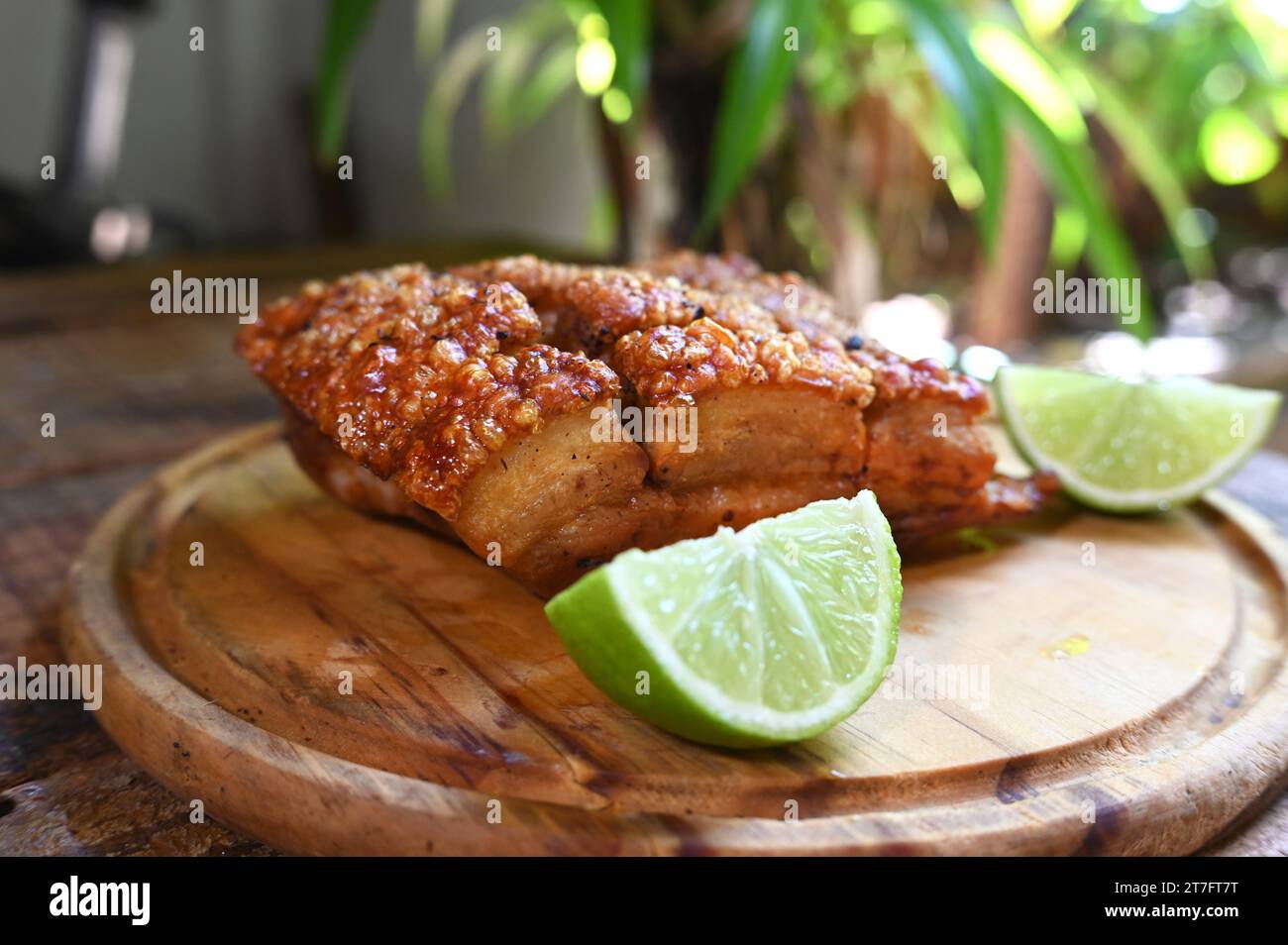 fatty food bacon crackling, fried pork skin pururuca, pork pancetta ...