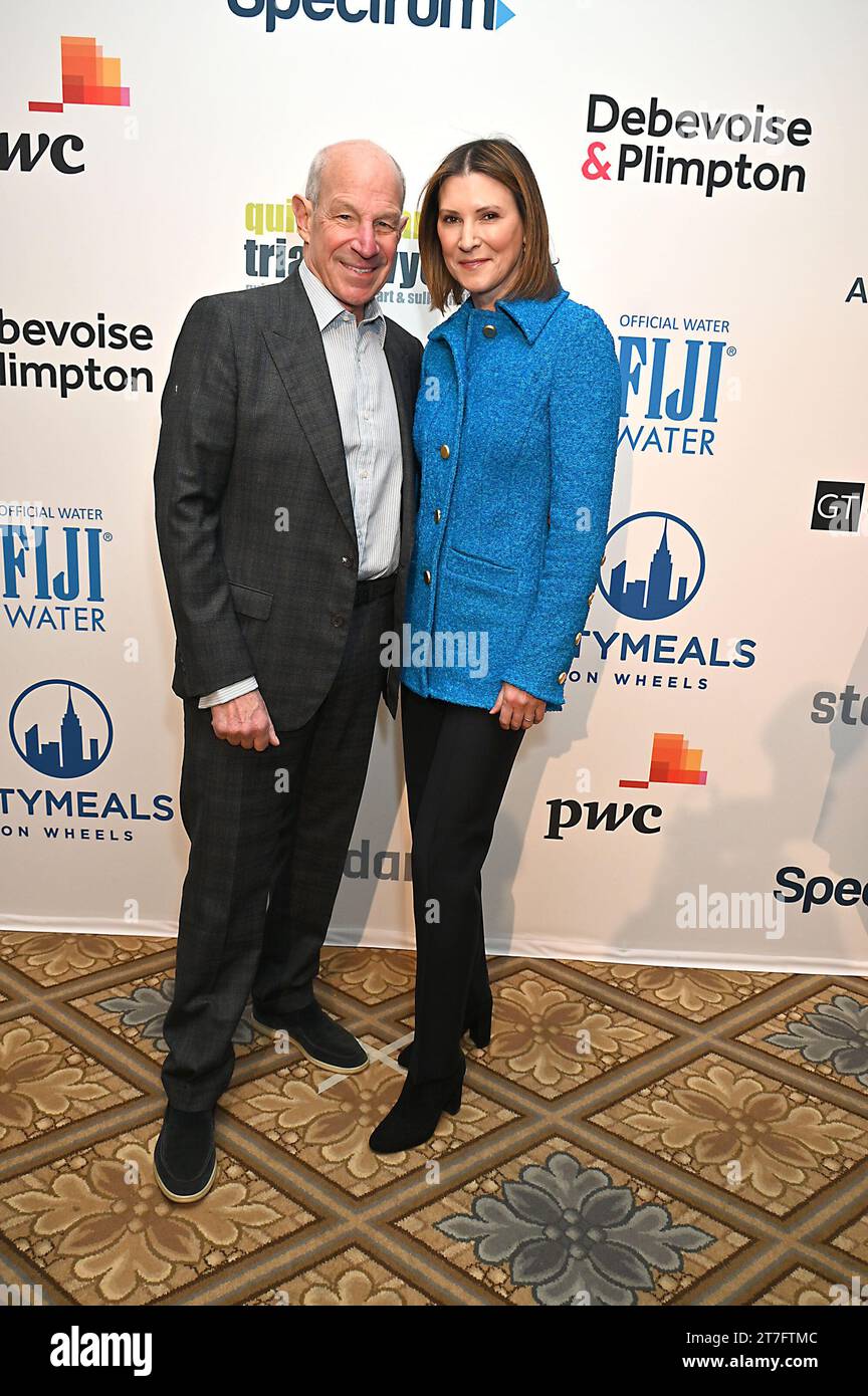 Jonathan Tisch, Lizzie Tisch and Henry Tisch attends the Citymeals on ...
