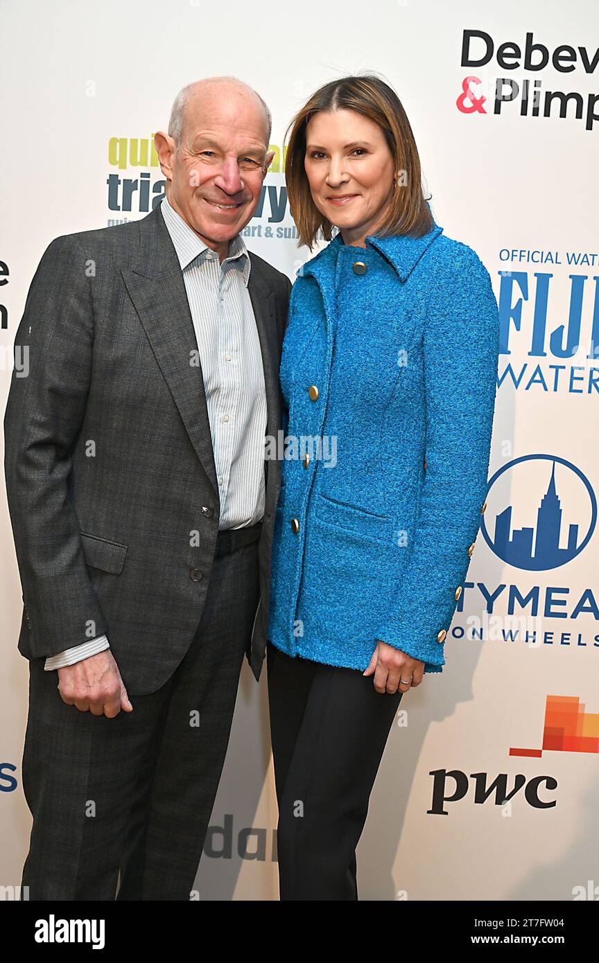 Jonathan Tisch, Lizzie Tisch and Henry Tisch attends the Citymeals on ...