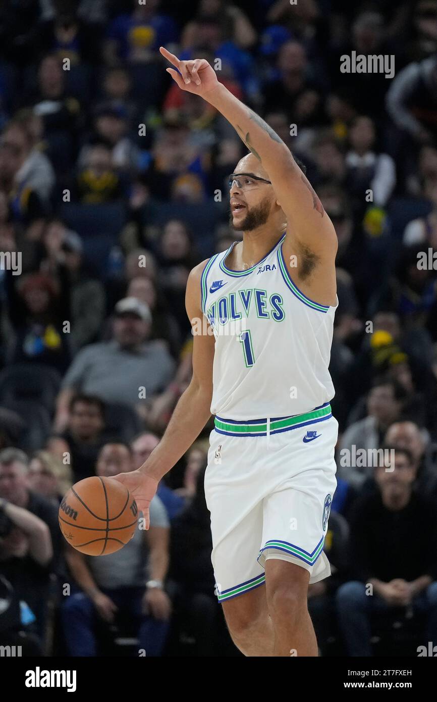 Minnesota Timberwolves forward Kyle Anderson (1) during an NBA ...
