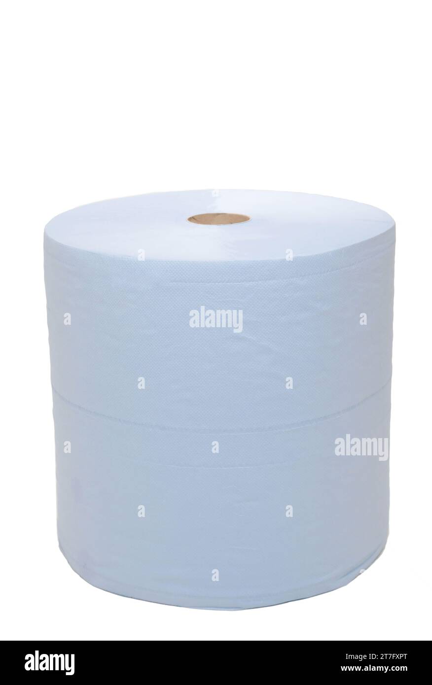 industrial sized roll of blue tissue paper for cleaning spillages in ...