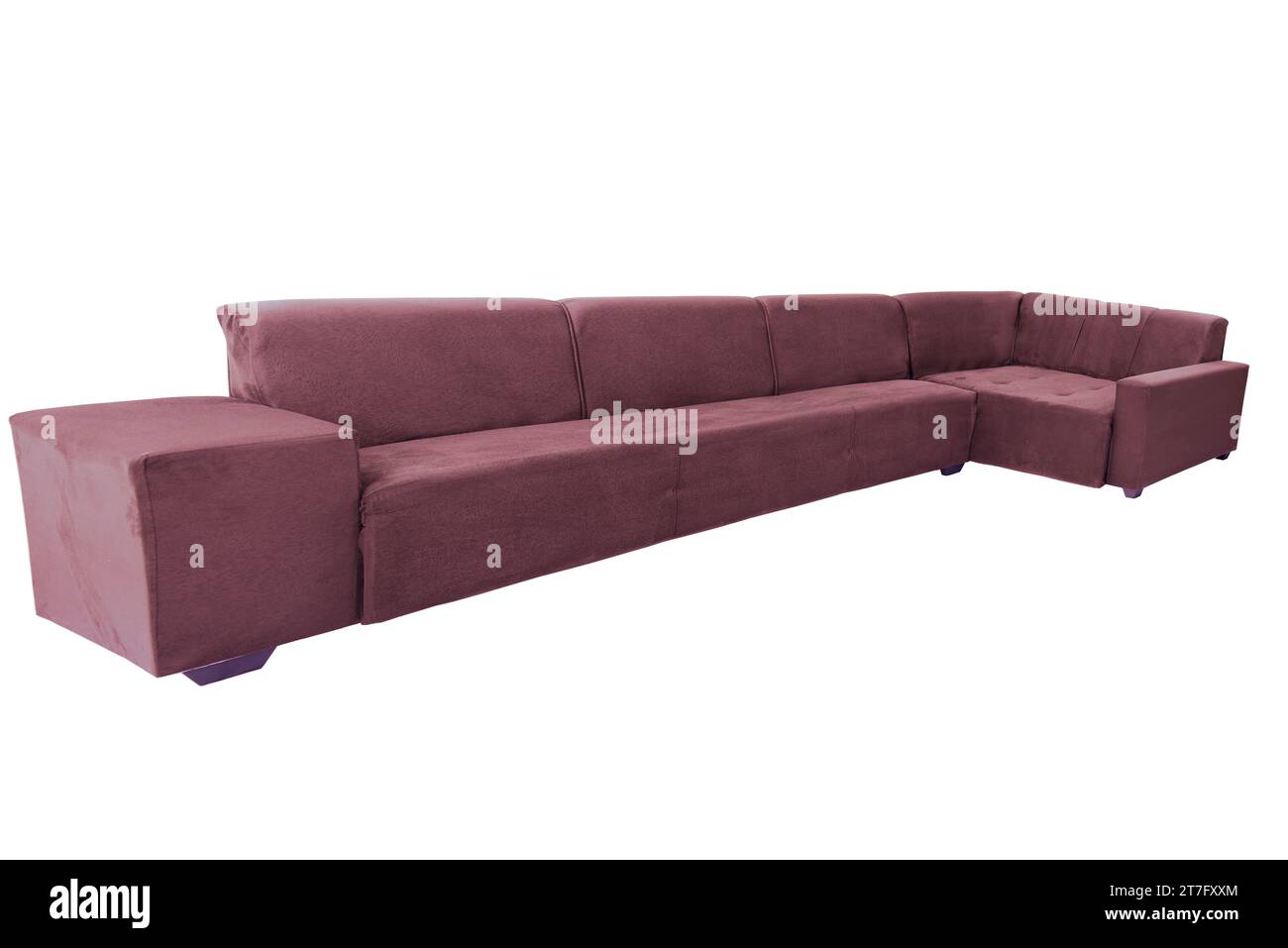 sofa, long and soft comfortable chair isolated on white background ...