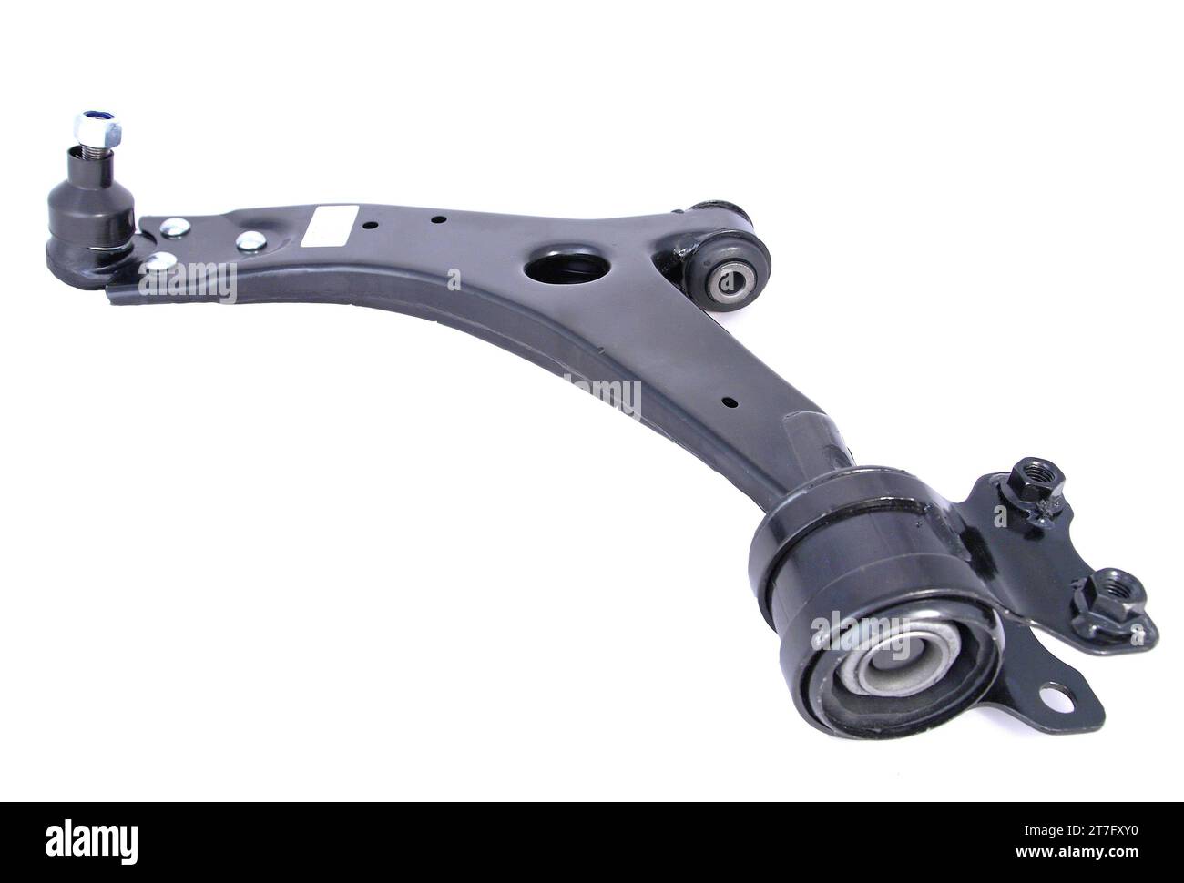 left sided wishbone for a car against a plain white backdrop Stock ...