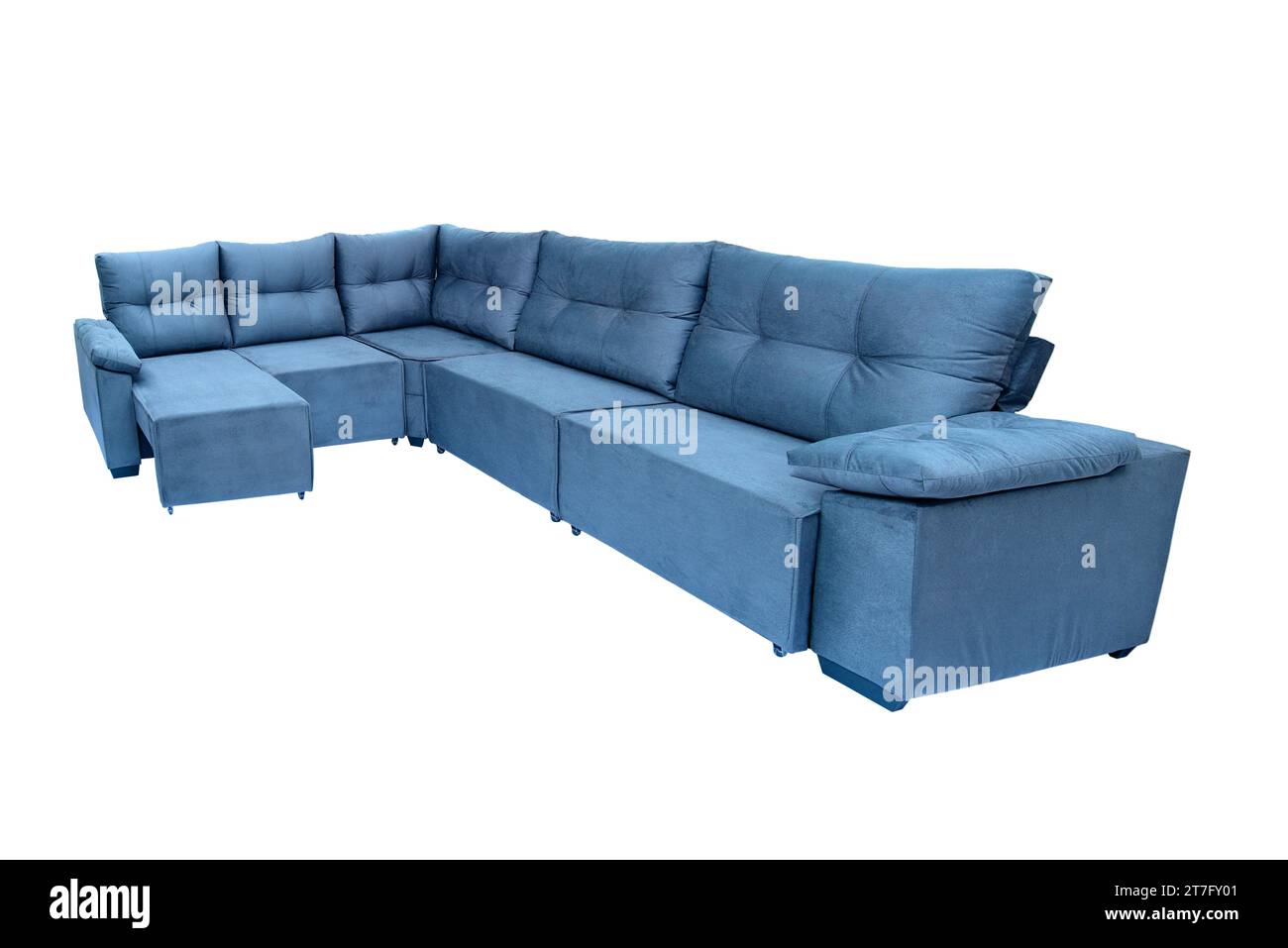 sofa, long and soft comfortable chair isolated on white background ...