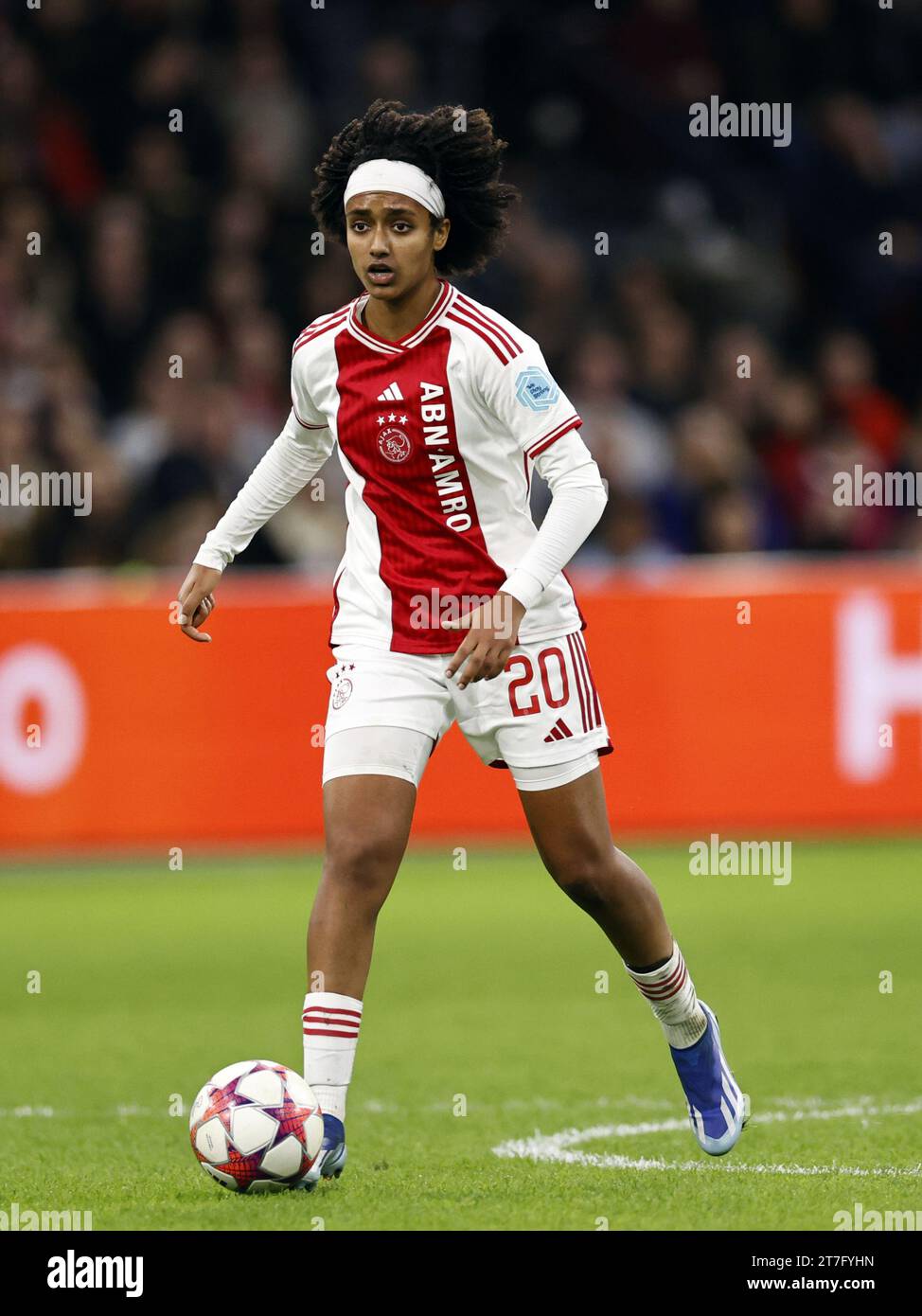 AMSTERDAM - Lily Yohannes of Ajax during the UEFA Women's Champions ...