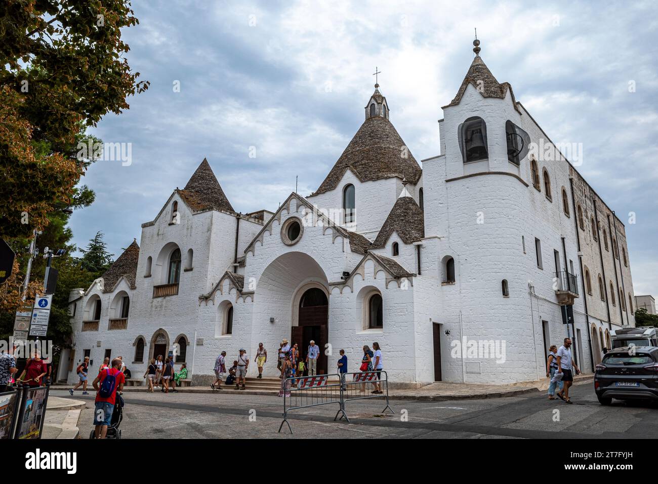 Stone houses church blue hi-res stock photography and images - Alamy
