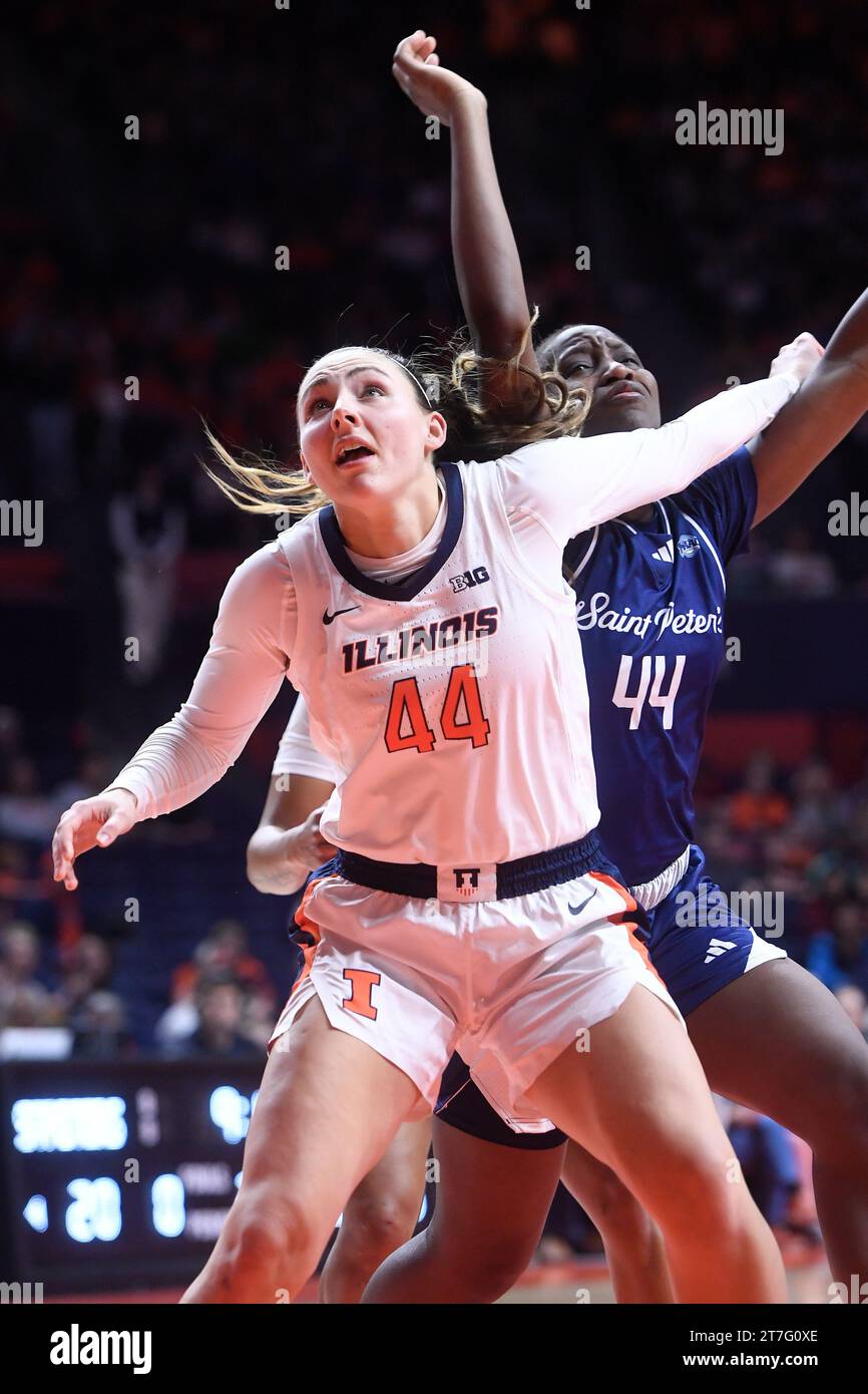 CHAMPAIGN, IL - NOVEMBER 15: Illinois Fighting Illini Forward Kendall ...